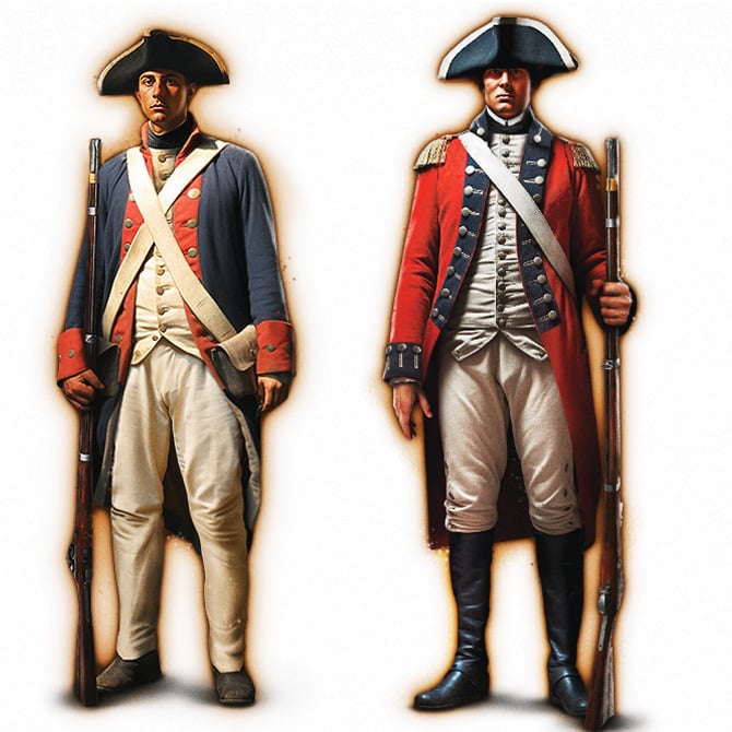 American Revolution Patriots Uniforms